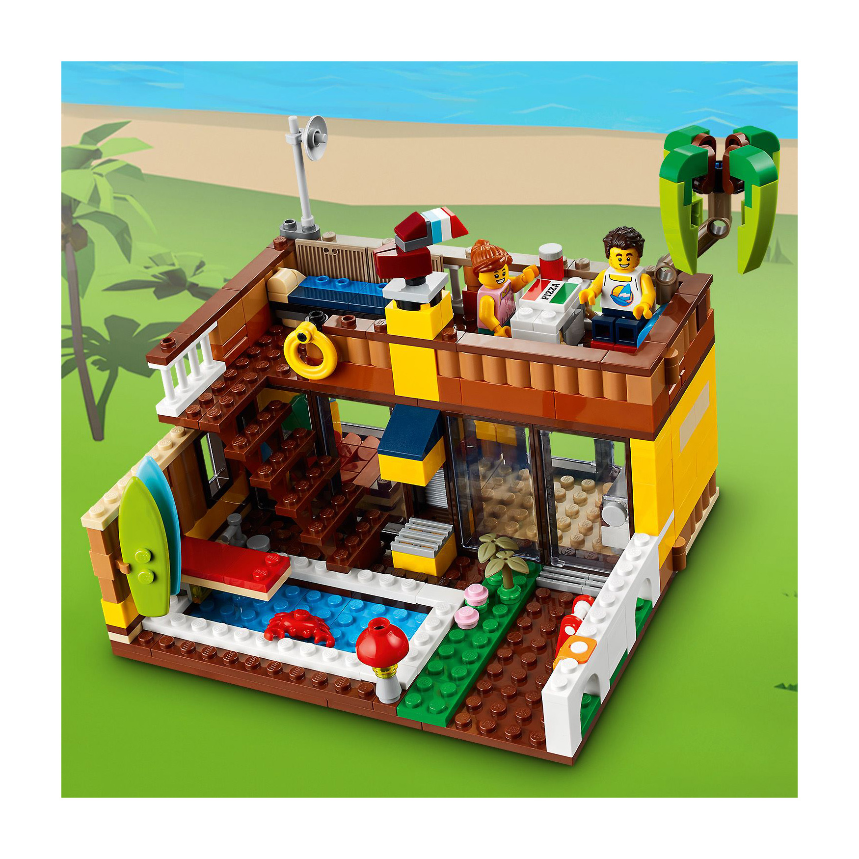 LEGO® Surfer Beach House 31118 | BRICKSHOP